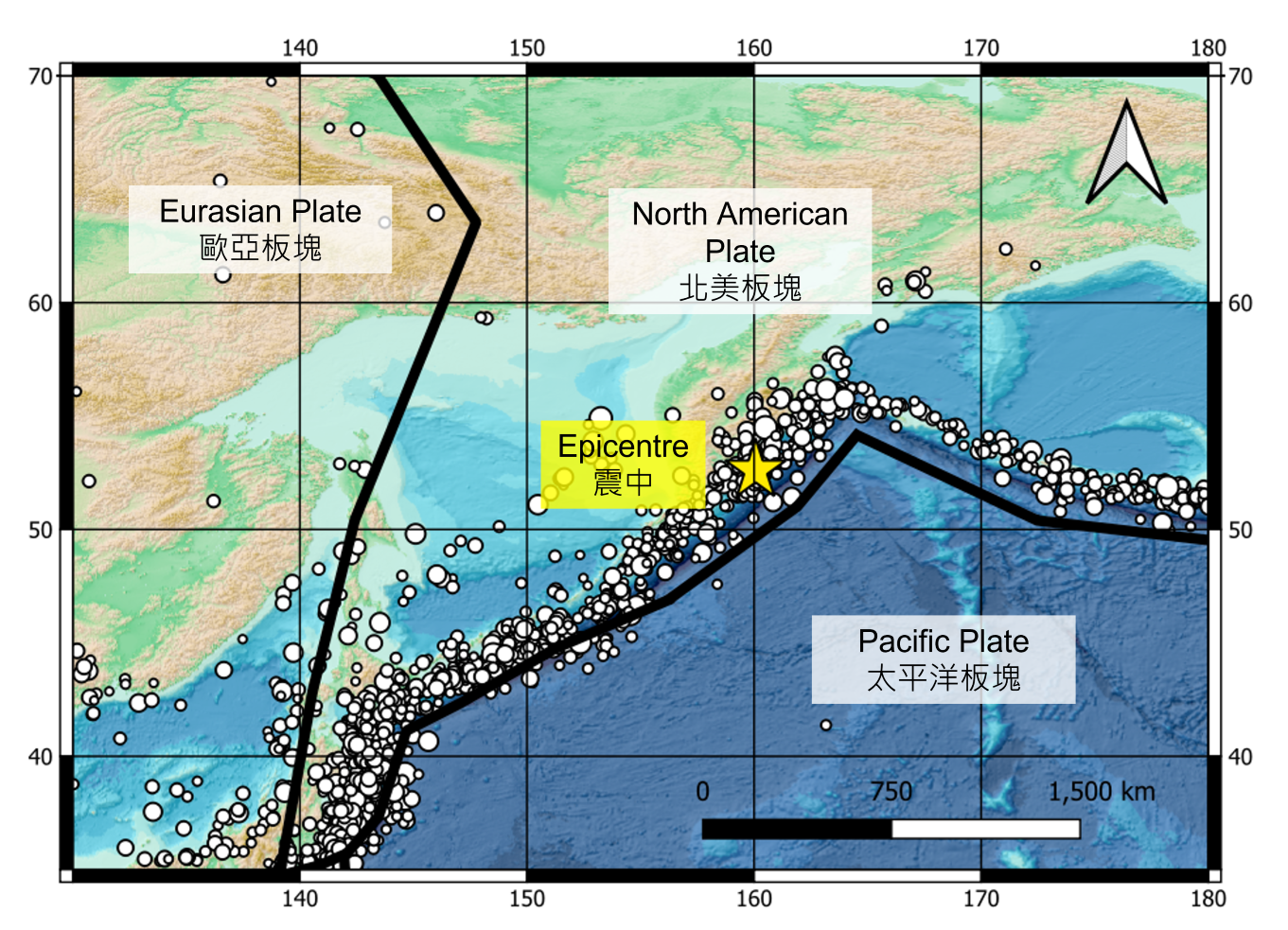 M8.8 Kamchatka, Russia Great Earthquake on 30 July 2025｜Hong Kong ...