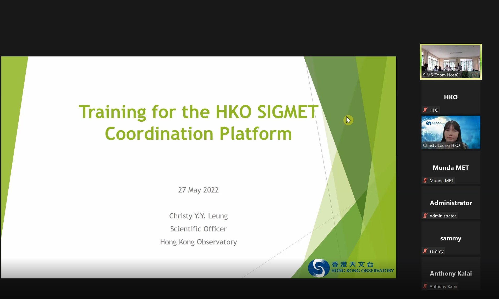 HKO sharing experience in aviation weather services with Solomon ...