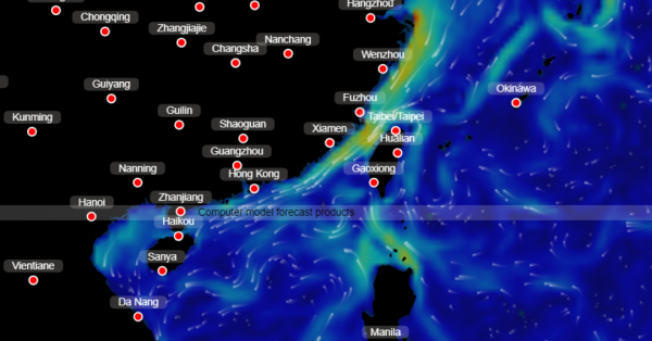 Sea current forecast now available on “Earth Weather” and ...