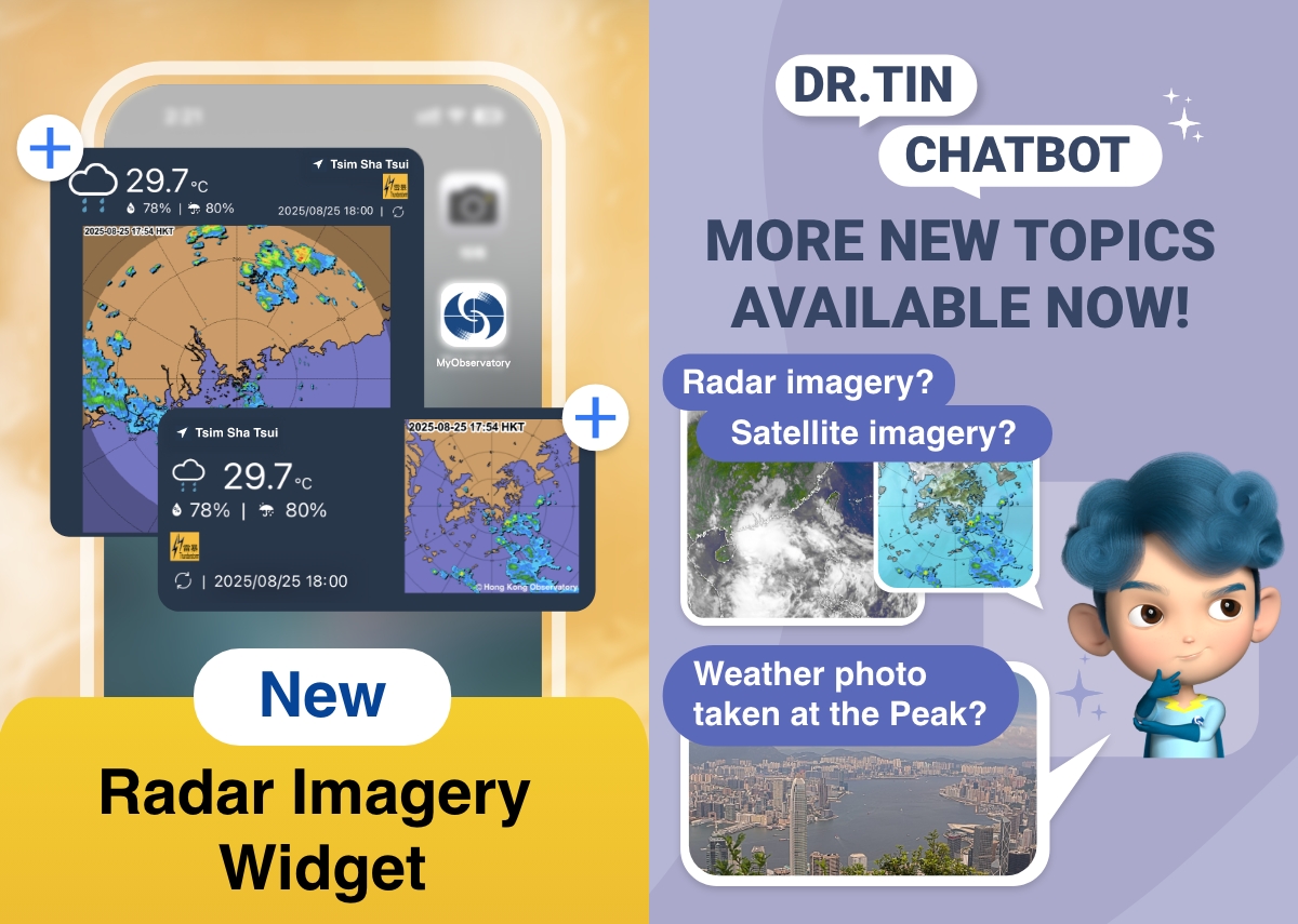 Launch of MyObservatory’s Radar Imagery Widget & Enhanced “Dr. Tin ...